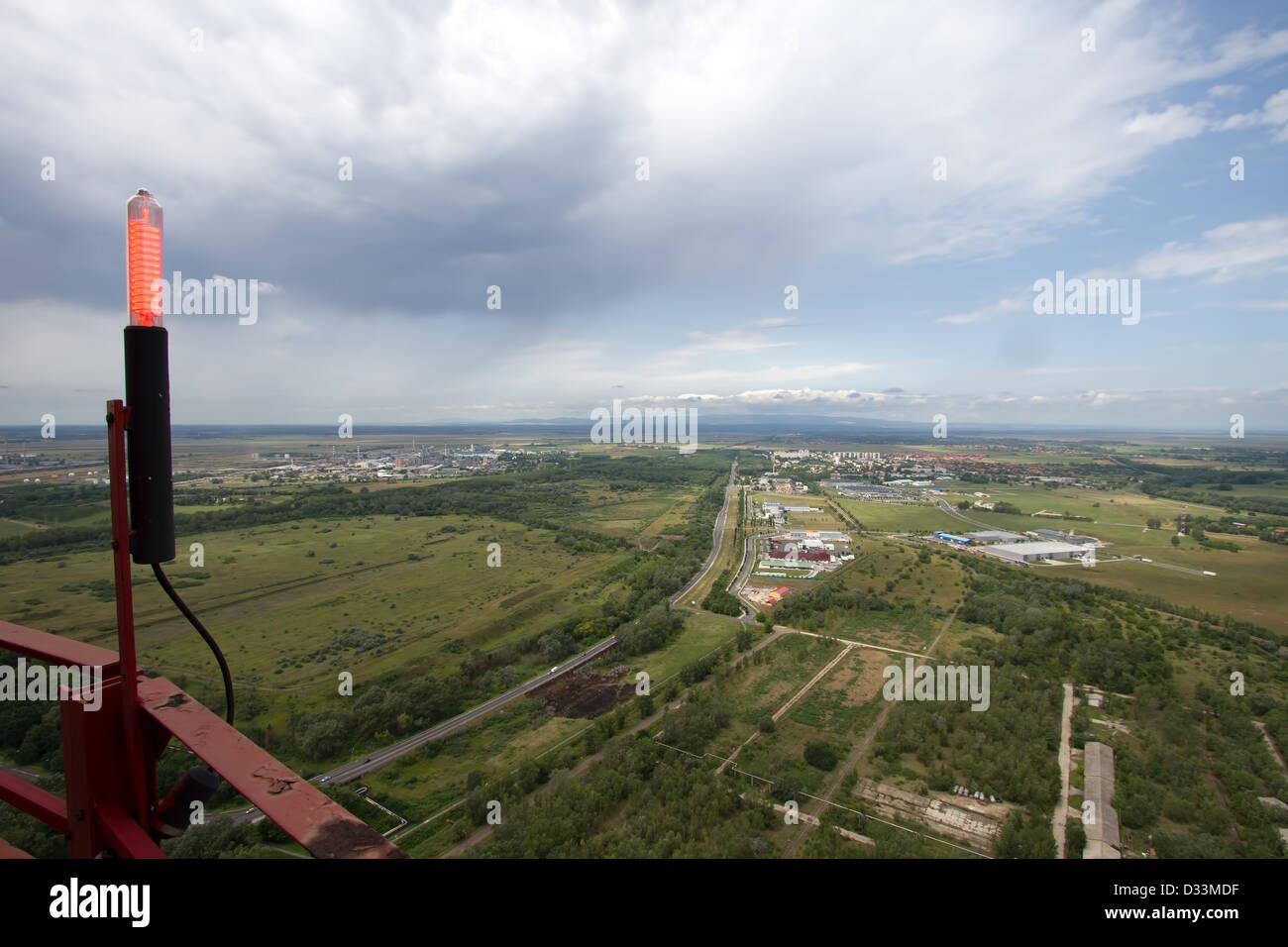 Signal Light on Top of a Tower Sign for airplanes and any flying ...