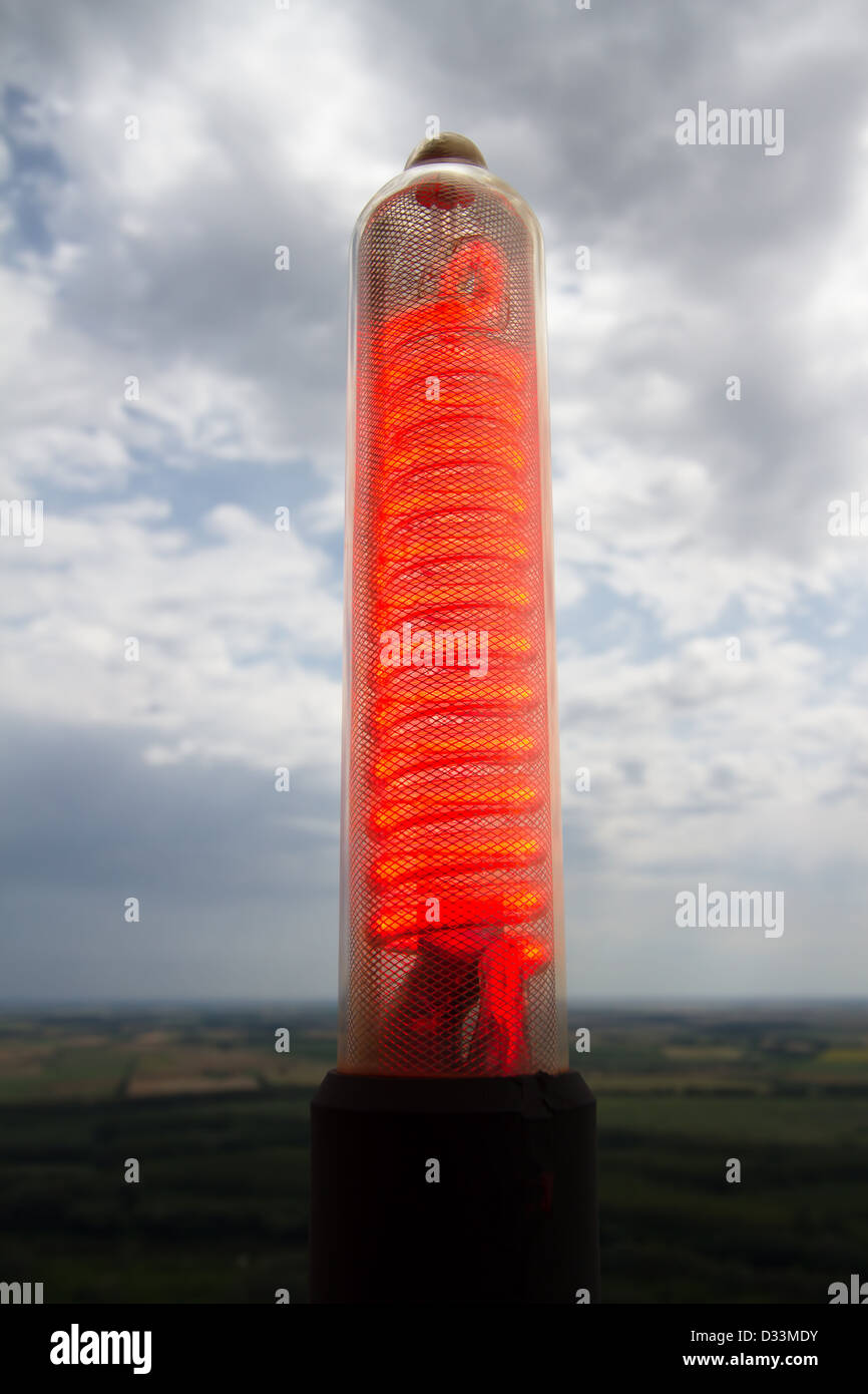 Signal Light on Top of a Tower Sign for airplanes and any flying ...