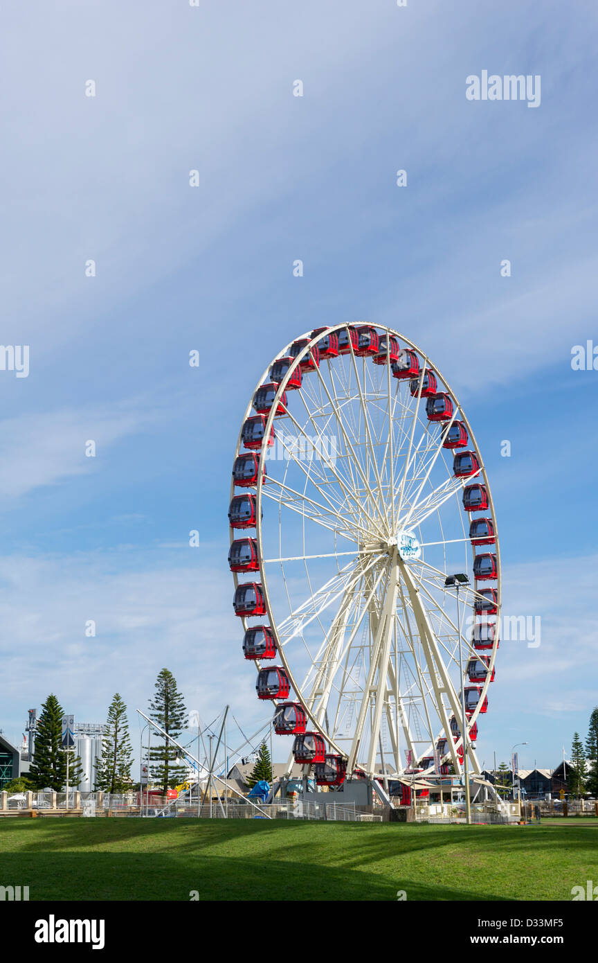 The Skyview Observation Wheel in Fremantle in Western Australia Stock ...