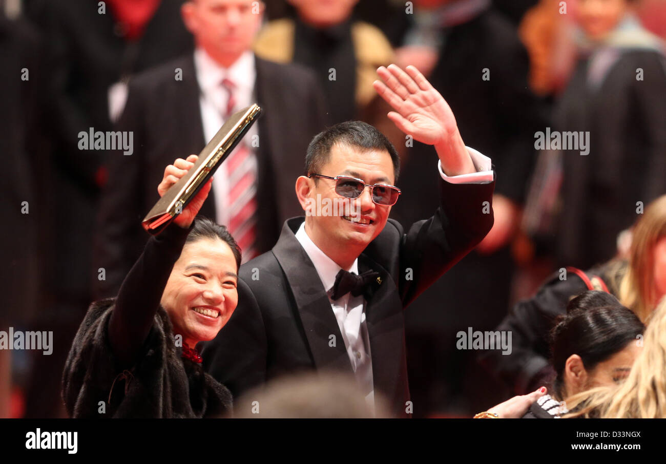 Chinese director and Berlinale jury president Wong Kar Wai (R) and his ...