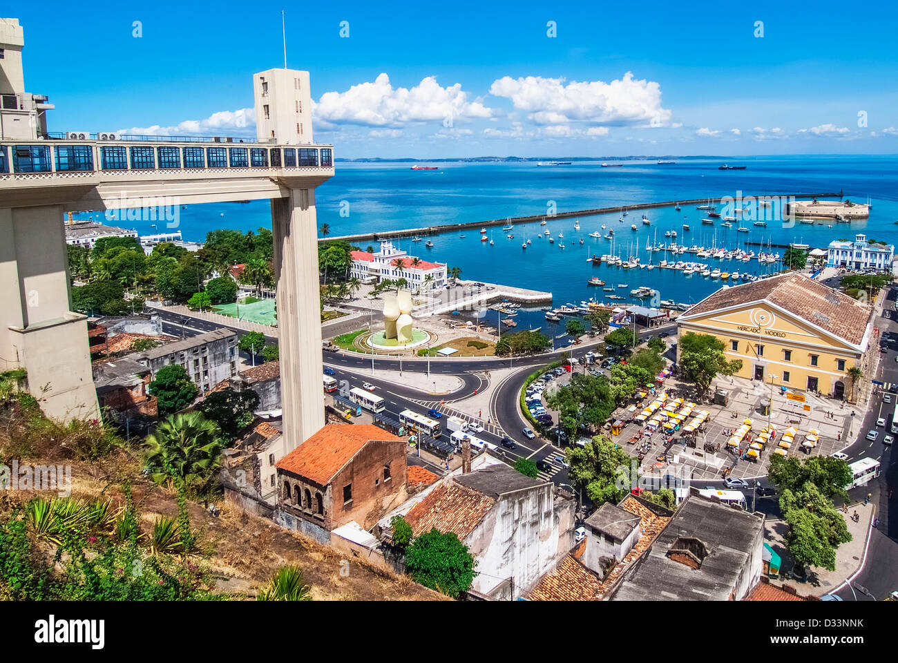 Mercado Modelo, Handicraft shopping Center, Salvador, State of Bahia ...