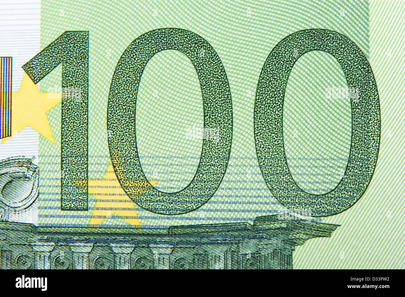 Close-up of 100 euro banknote Stock Photo - Alamy