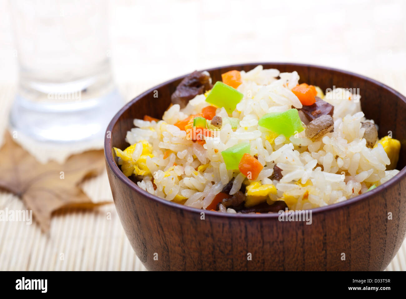 Bowl of fried rice Stock Photo - Alamy