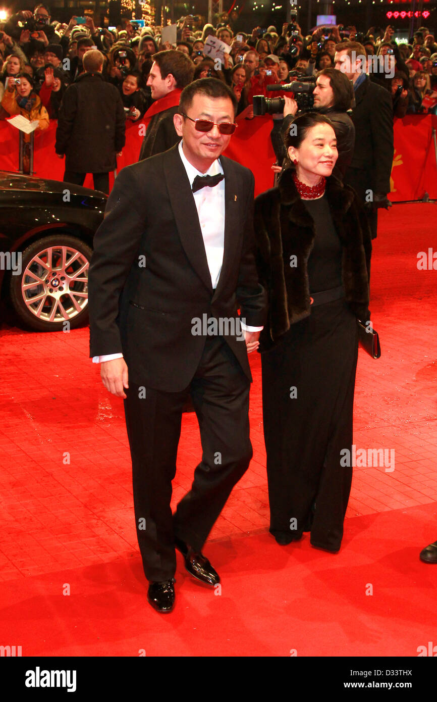 Berlin, Germany. 7th February 2013. Wong Kar Wai and Esther Wong ...