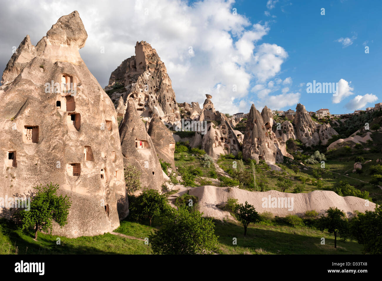 Rock formation, Fairy chimneys, Uchisar, Göreme National Park ...