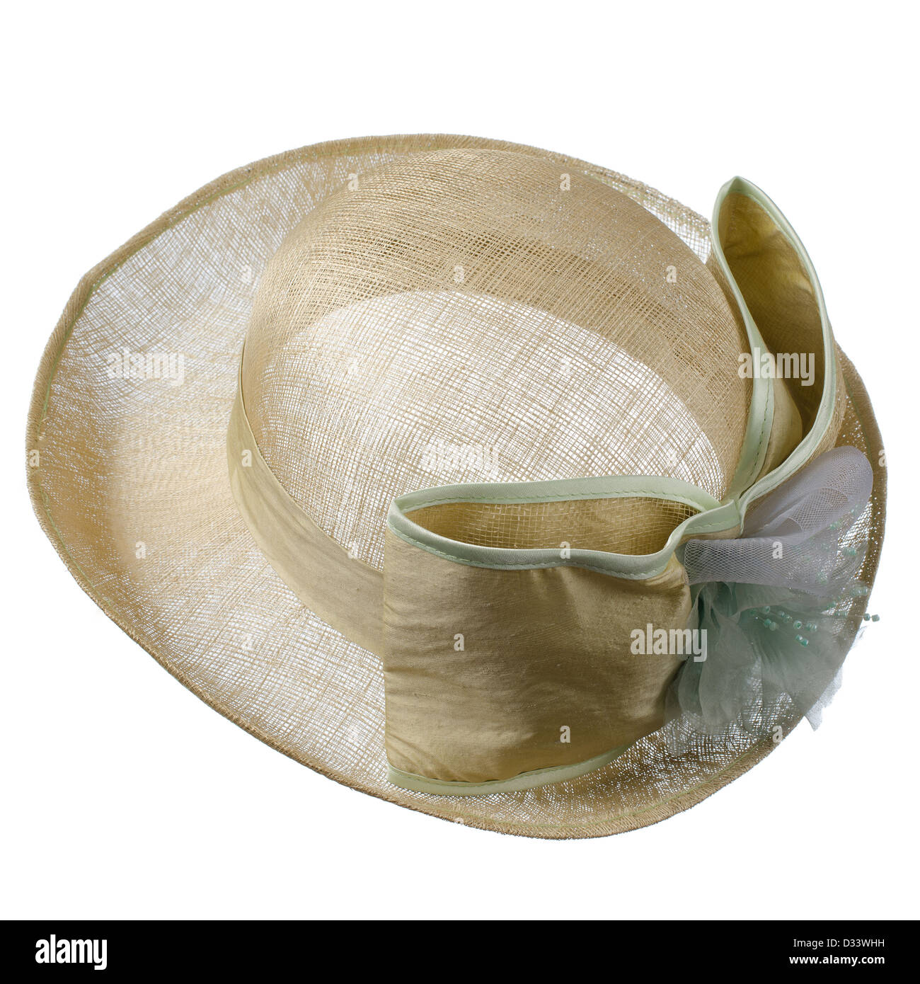 Fashion lady hat isolated on white background Stock Photo - Alamy