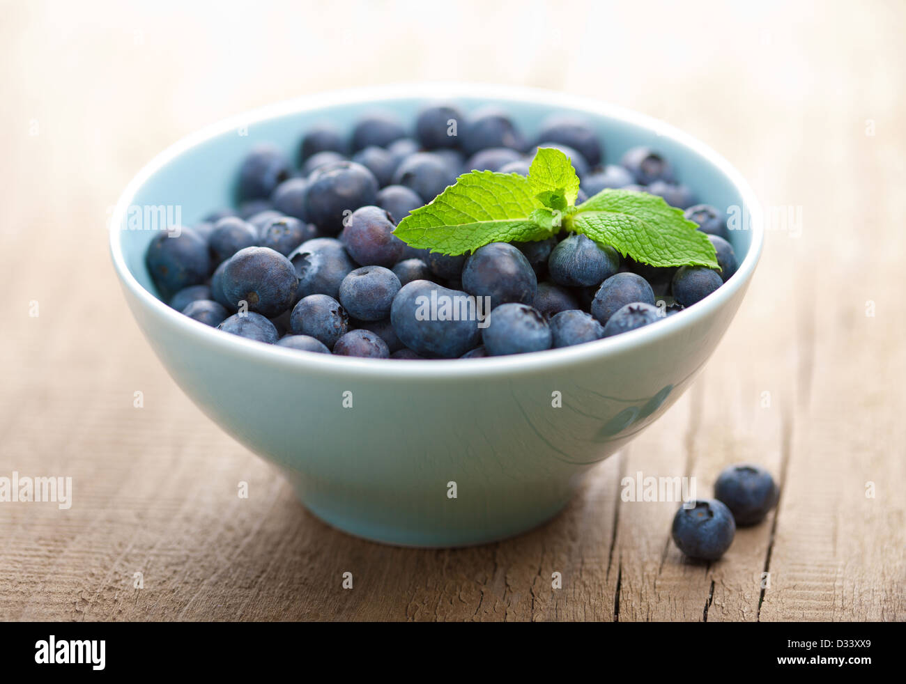 fresh blueberry in bowl Stock Photo - Alamy