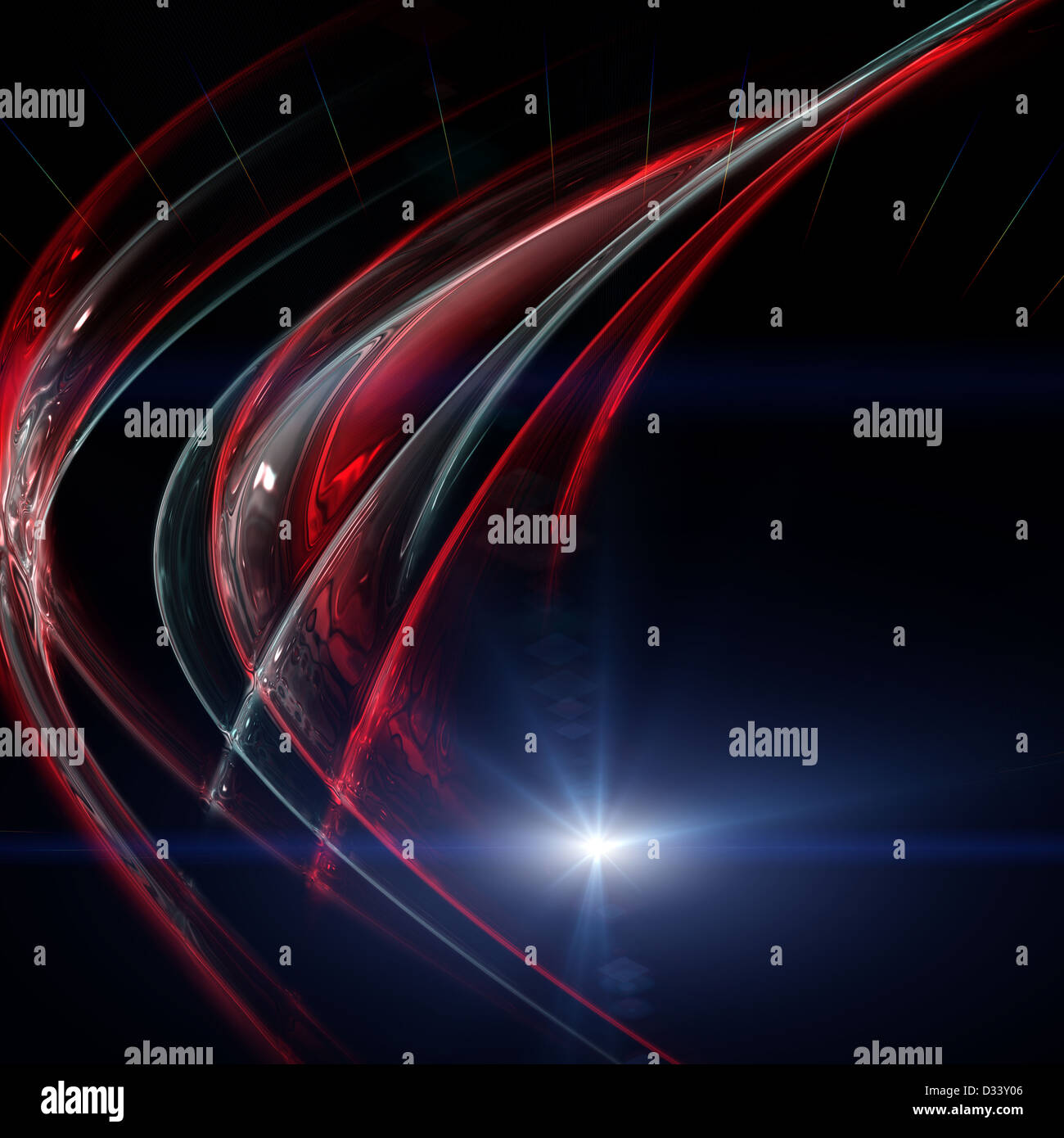 Futuristic technology wave background design with lights Stock Photo ...