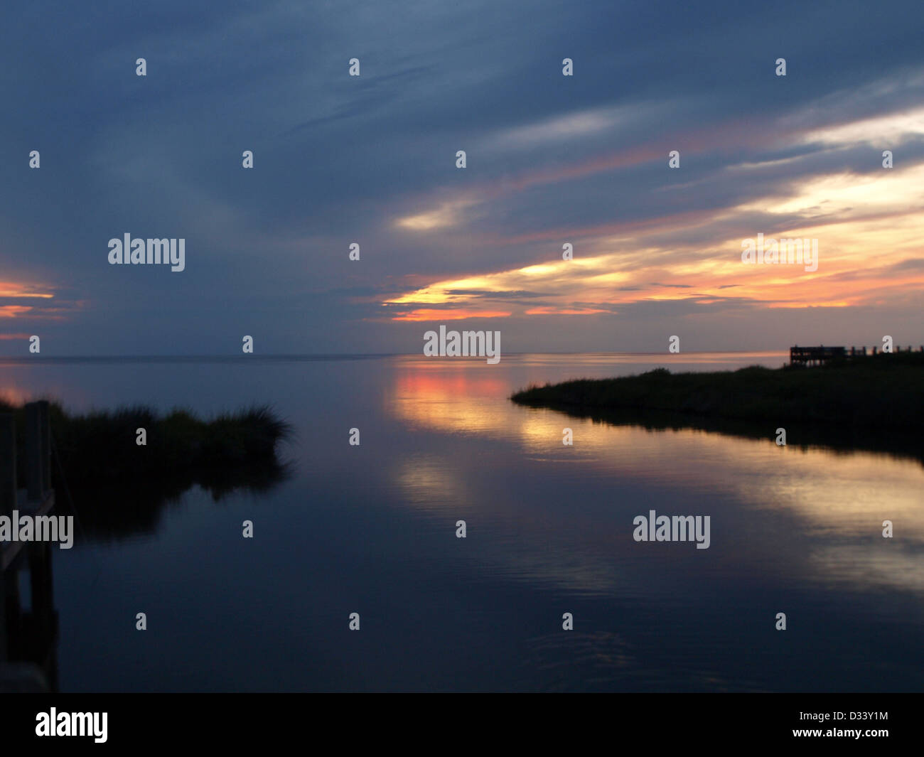 Outer Banks Sunset Stock Photo - Alamy