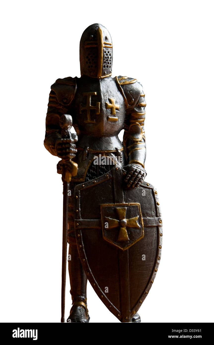 Medieval Knights Armor Labeled