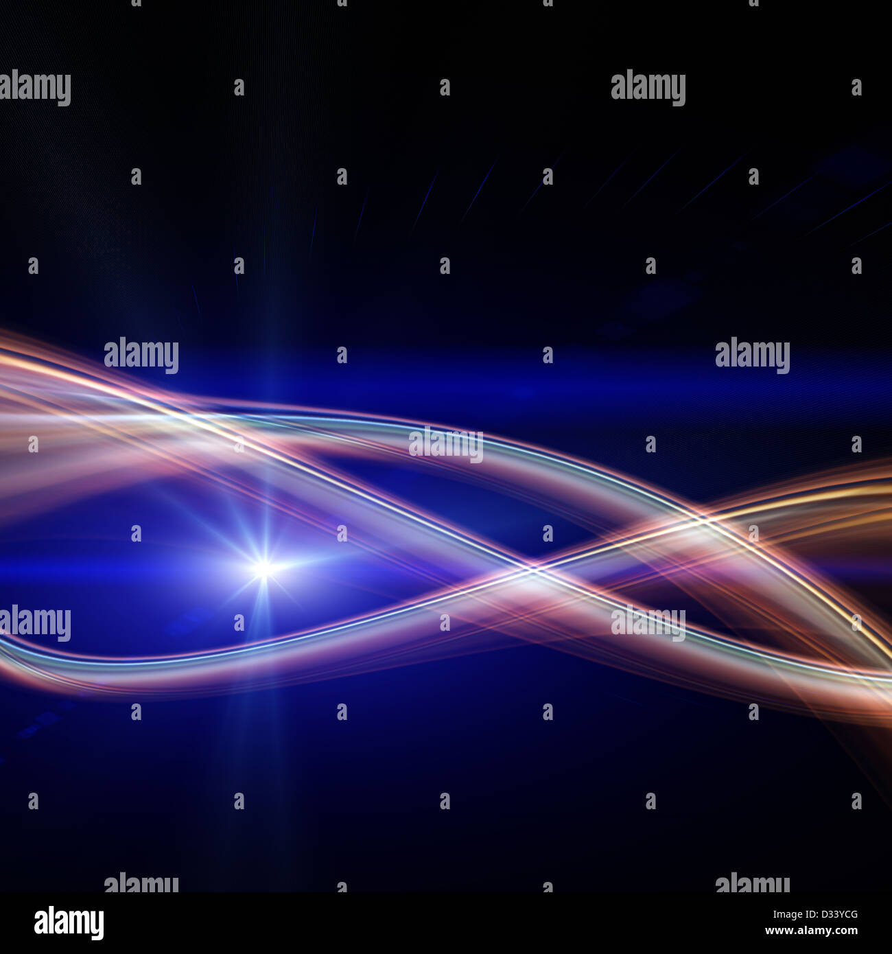 Futuristic technology wave background design with lights Stock Photo ...