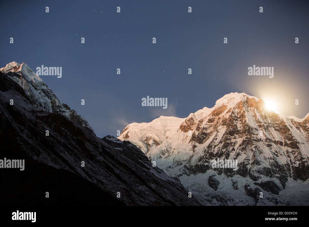 Himalaya Mountains Night Stars High Resolution Stock Photography and ...