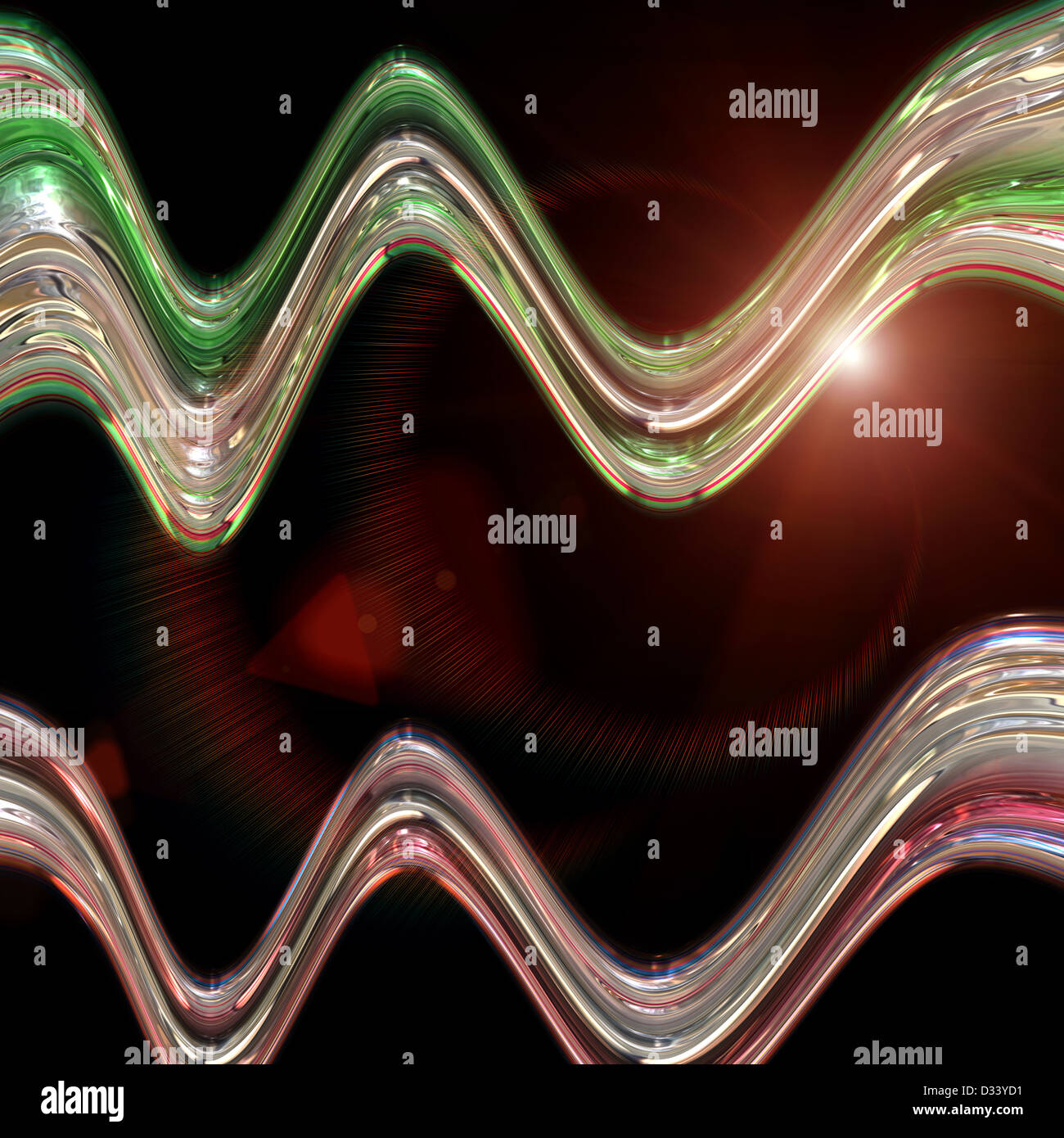 Futuristic technology wave background design with lights Stock Photo ...