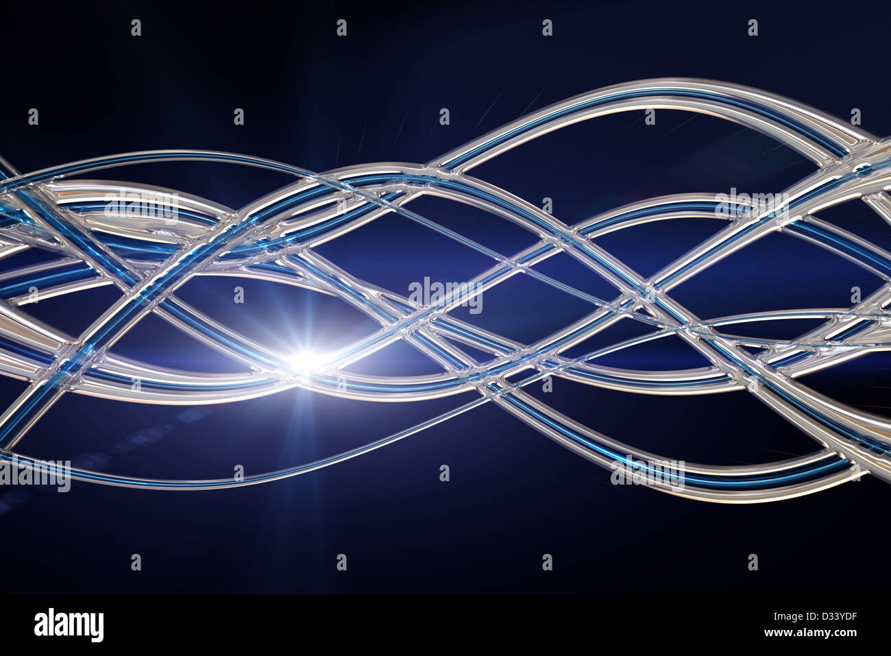 Futuristic technology wave background design with lights Stock Photo ...