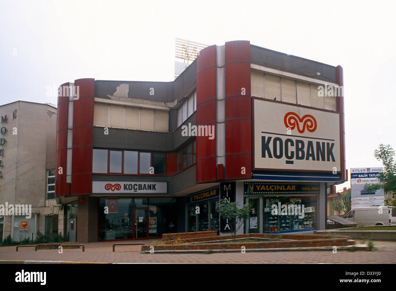 Istanbul Turkey Street Scene Kocbank Exterior Stock Photo - Alamy