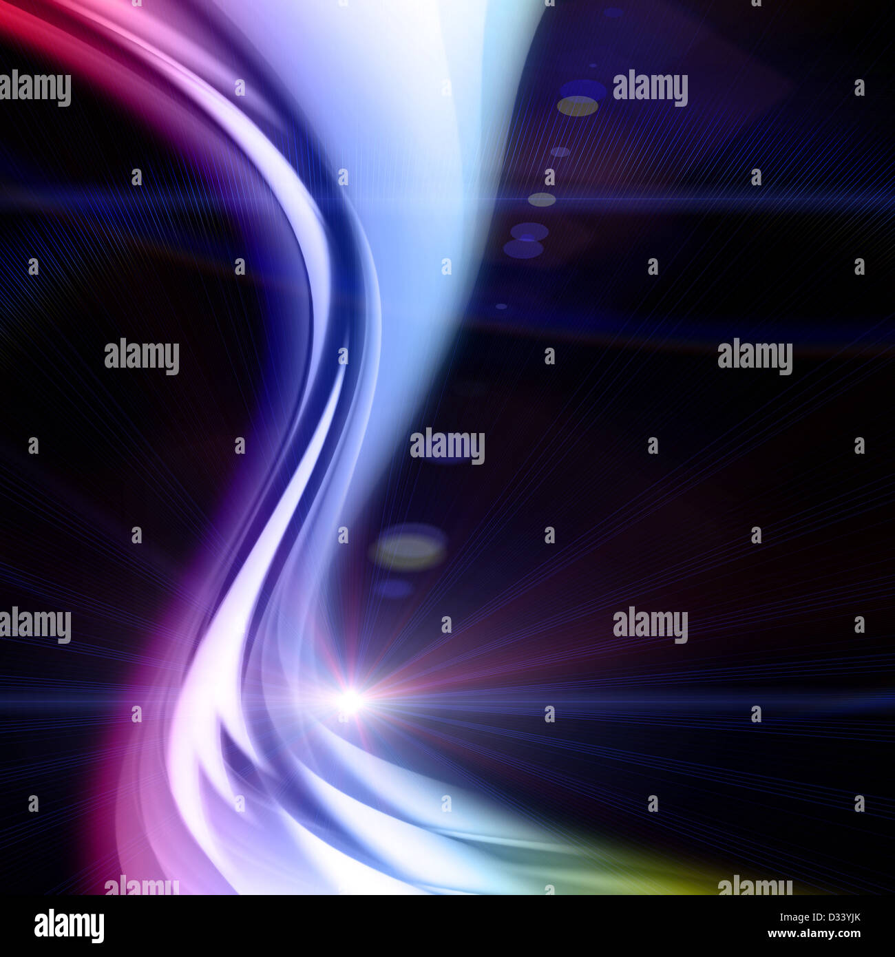 Futuristic technology wave background design with lights Stock Photo ...