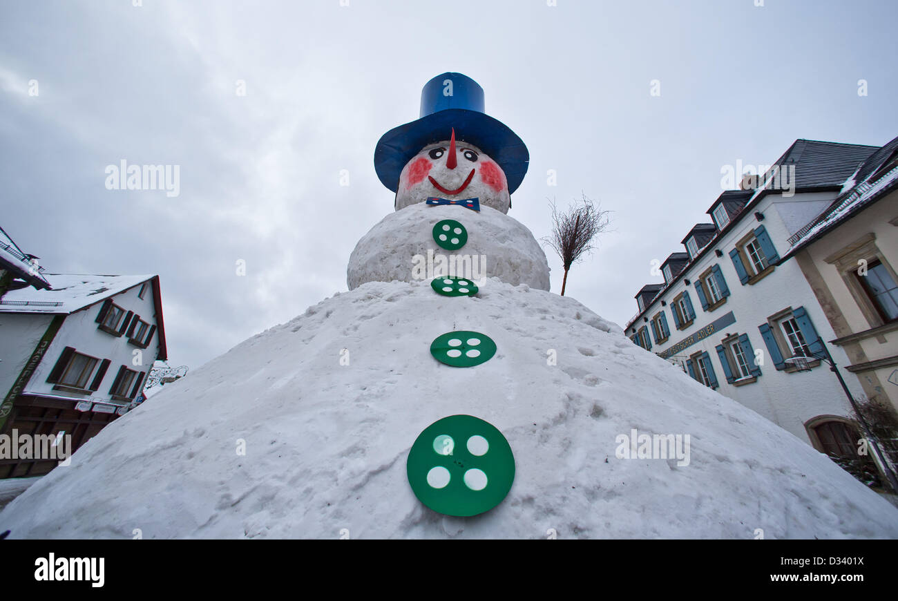 Bischofsgruen, Germany. 8th February 2013. View of 'Jacob', Germany's ...