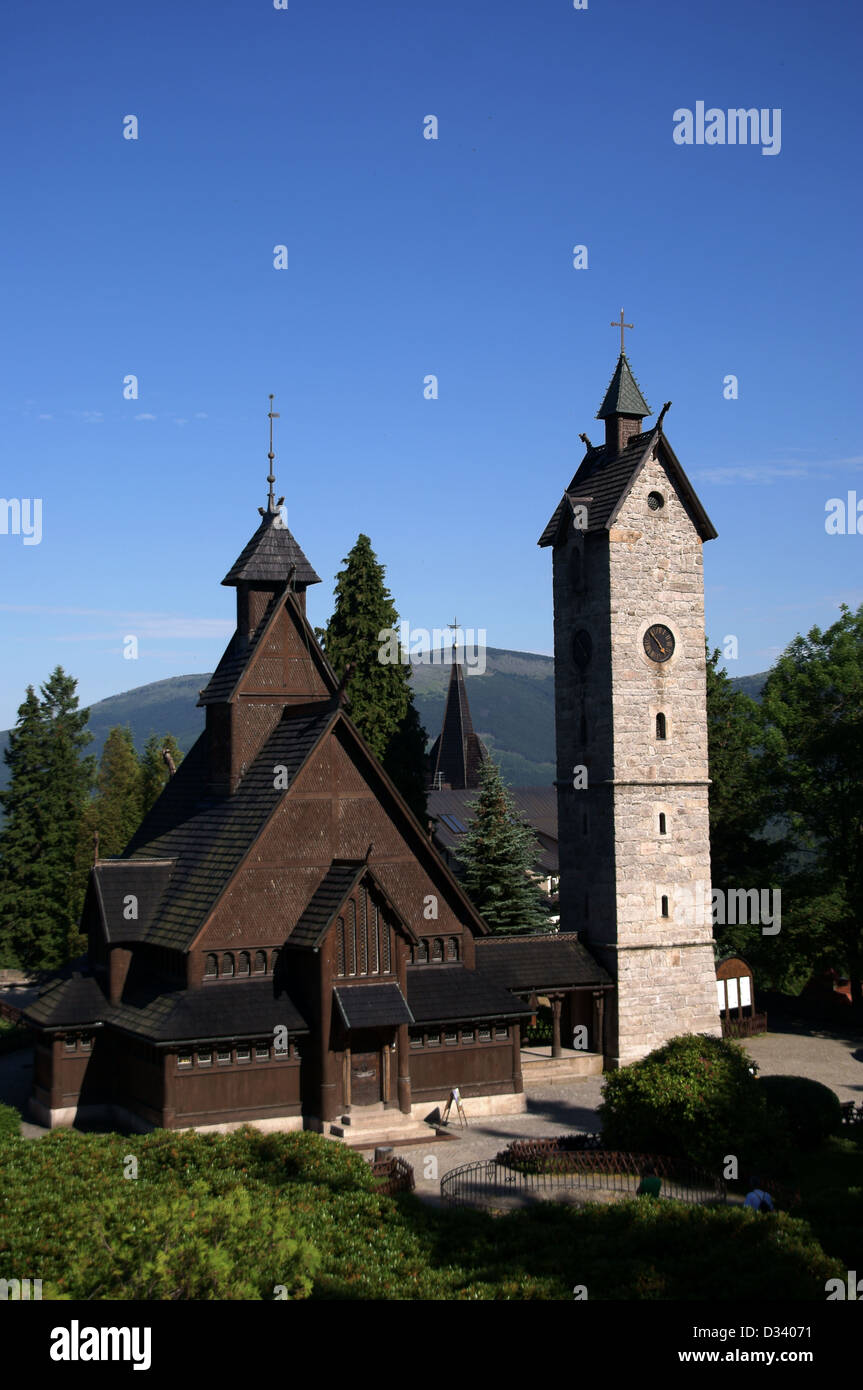 chapel in mouintains, Poland Stock Photo - Alamy