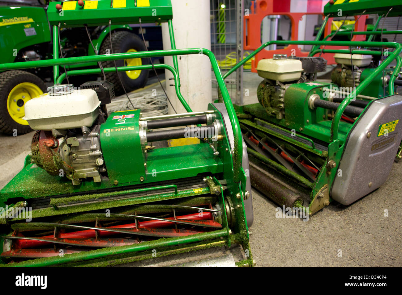 Grass maintenance equipment Stock Photo - Alamy