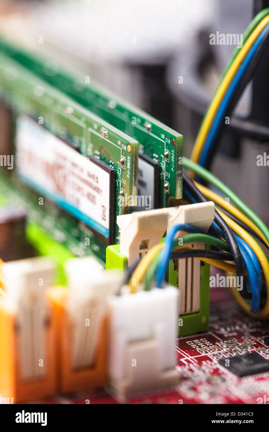 Closeup details computer memory ram hi-res stock photography and images ...