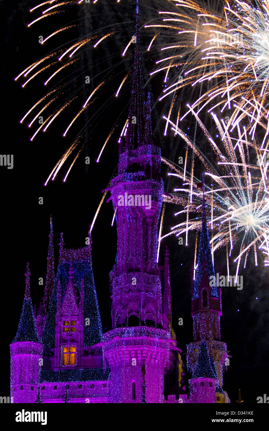 Disney fireworks hi-res stock photography and images - Alamy
