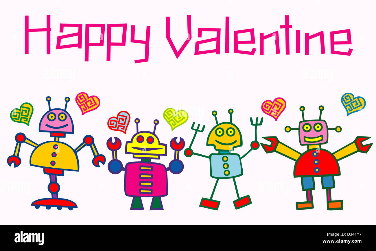 Robot retro Cut Out Stock Images & Pictures - Alamy