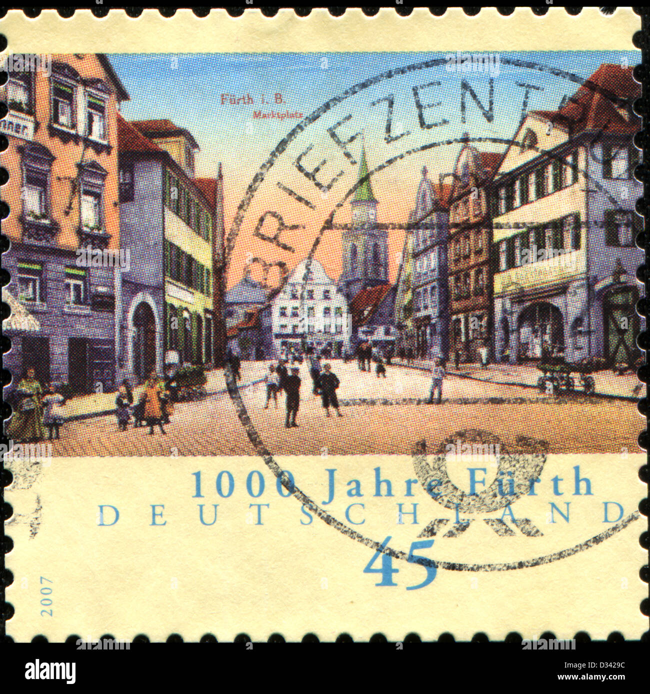 Postage stamp bavaria germany hi-res stock photography and images - Alamy
