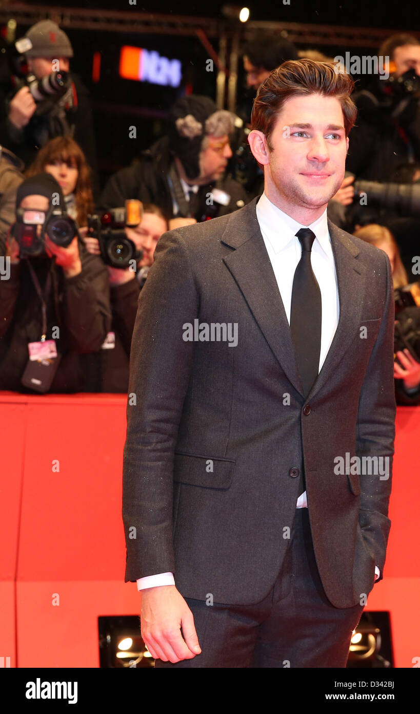 Berlin, Germany. 8th February 2013. US actor John Krasinski arrives for ...