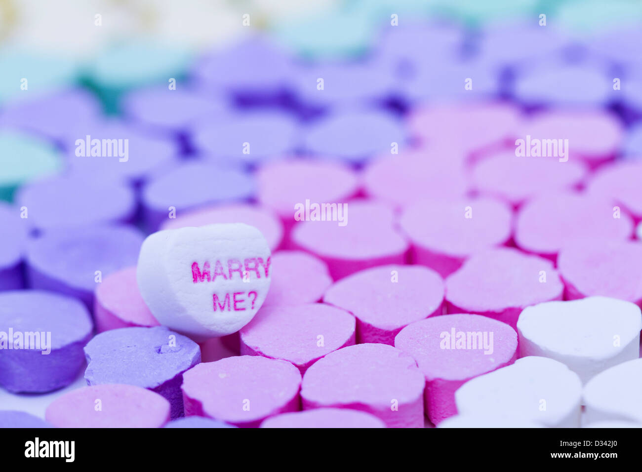 ´marry me´ candy heart hi-res stock photography and images - Alamy