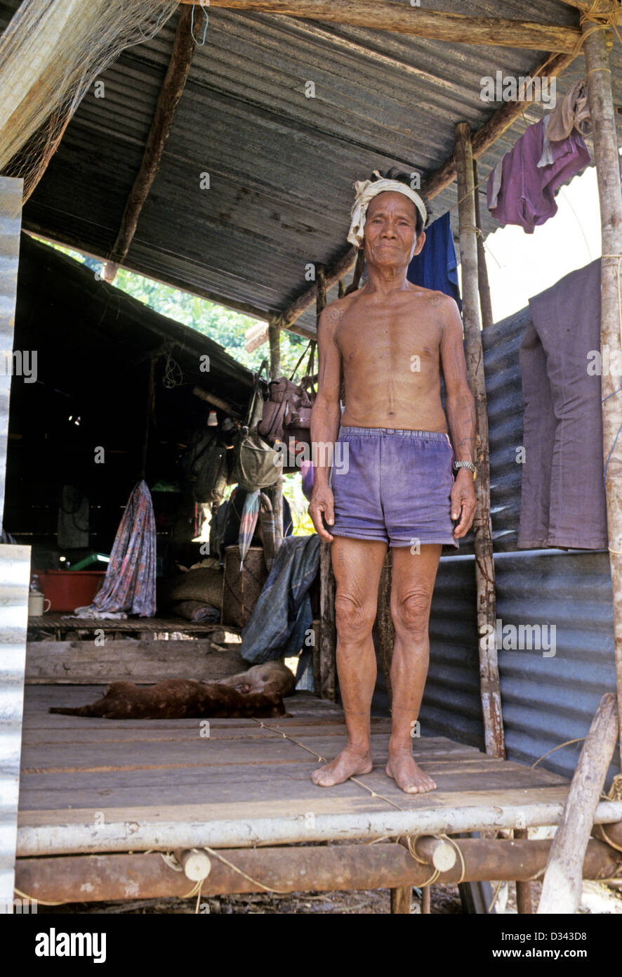 People of the Murat hill tribe in Malaysia Stock Photo - Alamy
