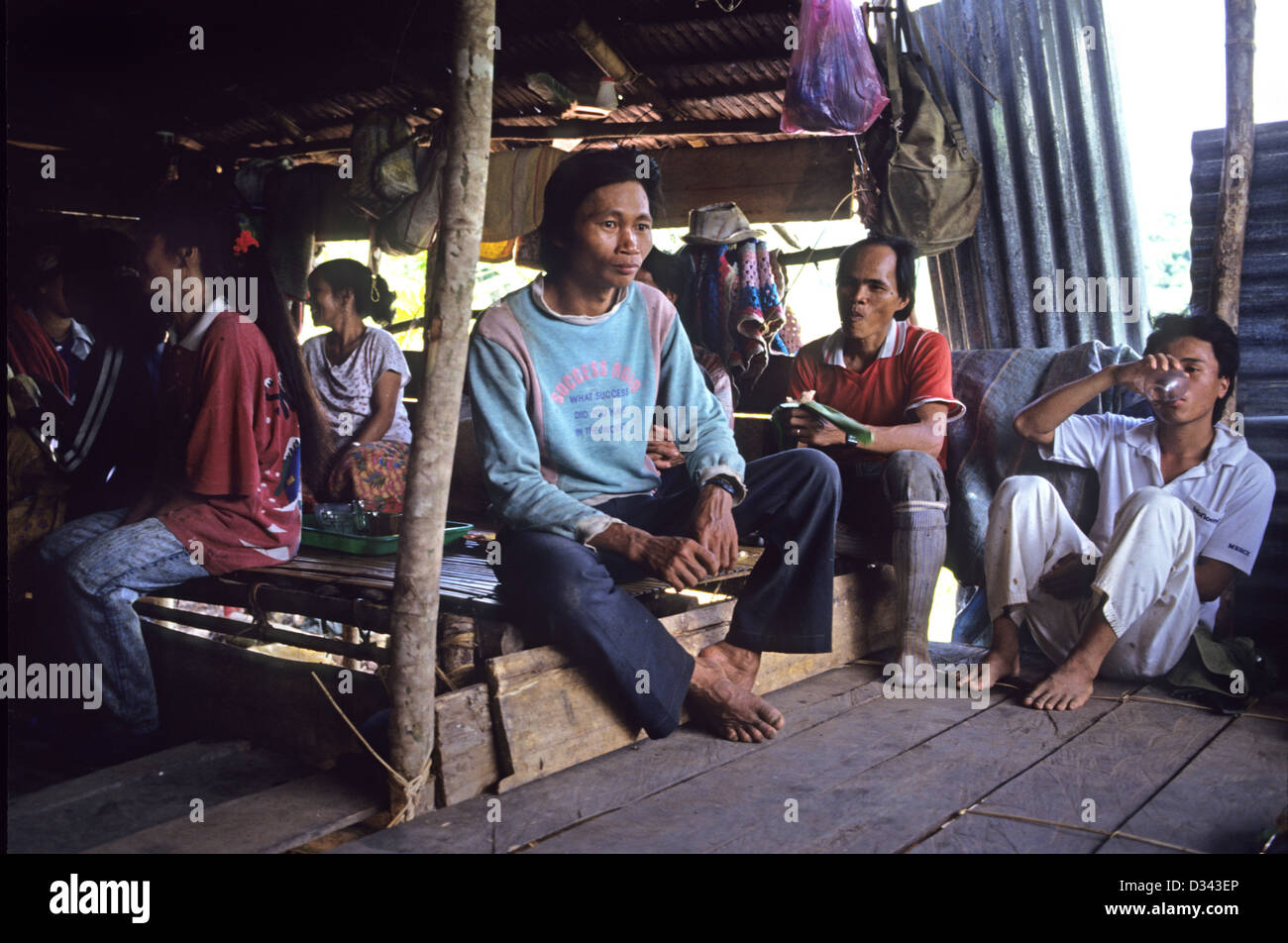 People of the Murat hill tribe in Malaysia Stock Photo - Alamy