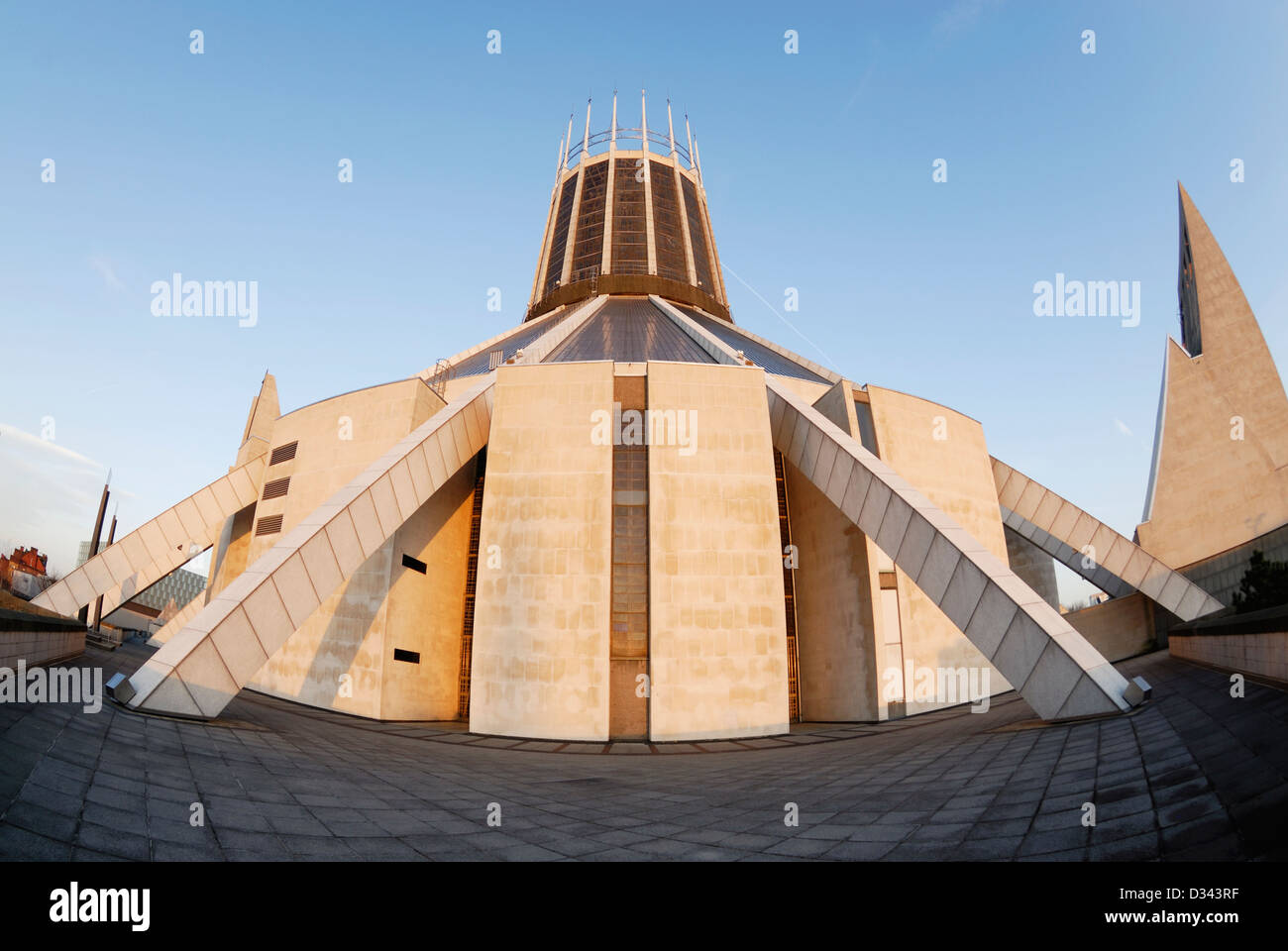 Liverpool Metropolitan Cathedral - Liverpools Catholic Cathedral Stock ...