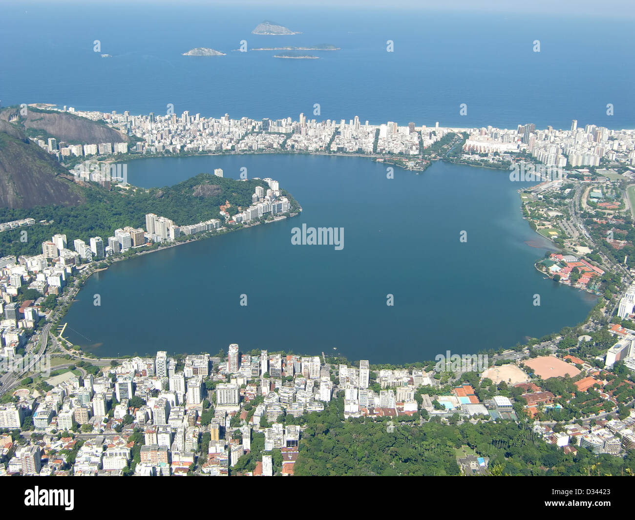 Rio view from corcovado hi-res stock photography and images - Alamy