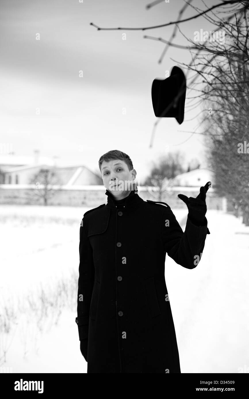 Shaded with hat hi-res stock photography and images - Alamy