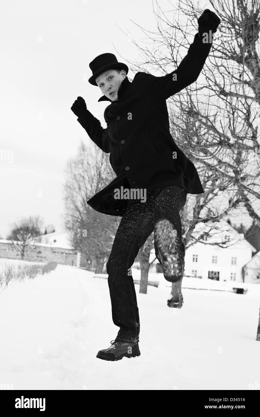 Hit and try Black and White Stock Photos & Images - Alamy