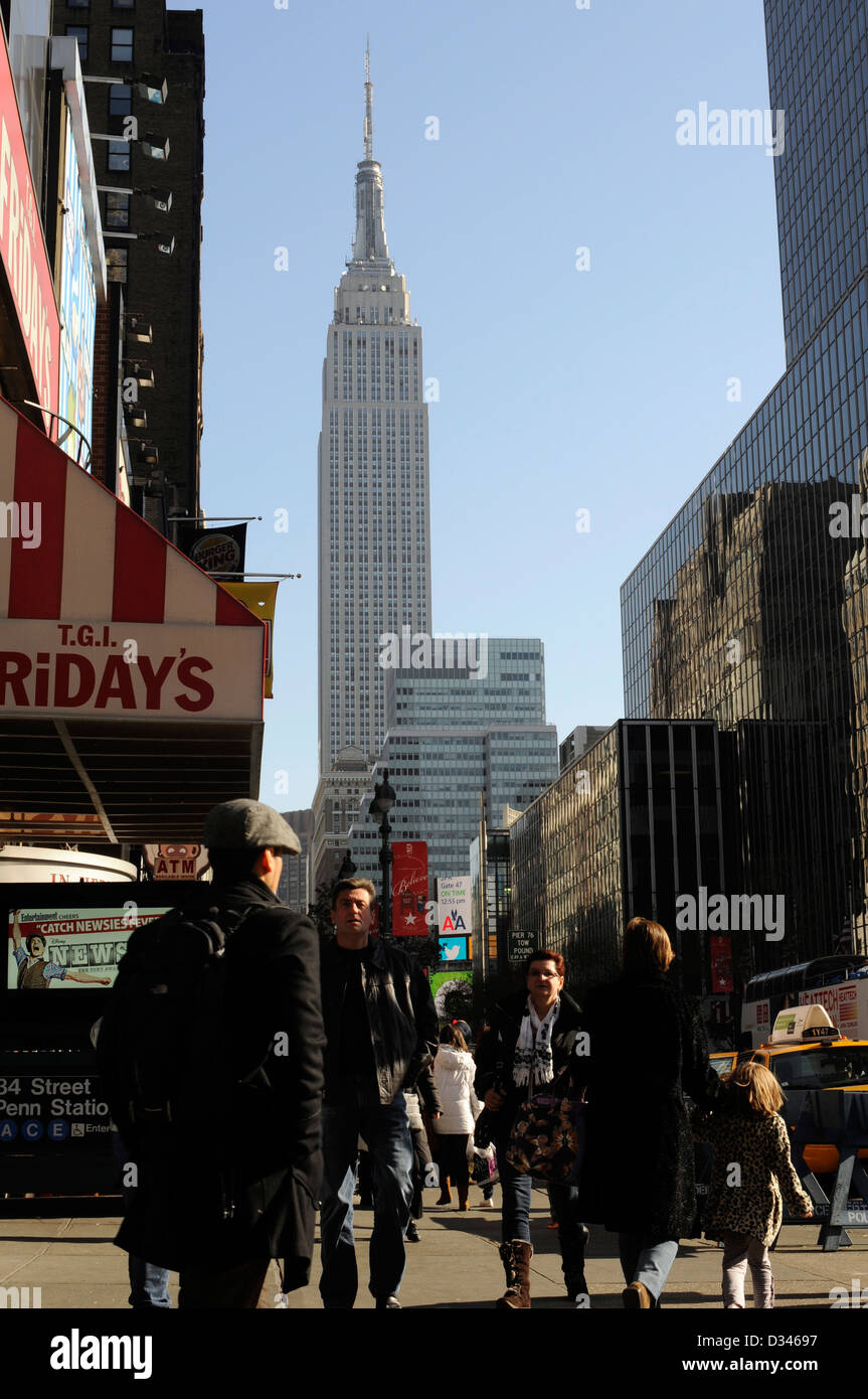 Street view as residents, workers and tourists jostle one another on ...