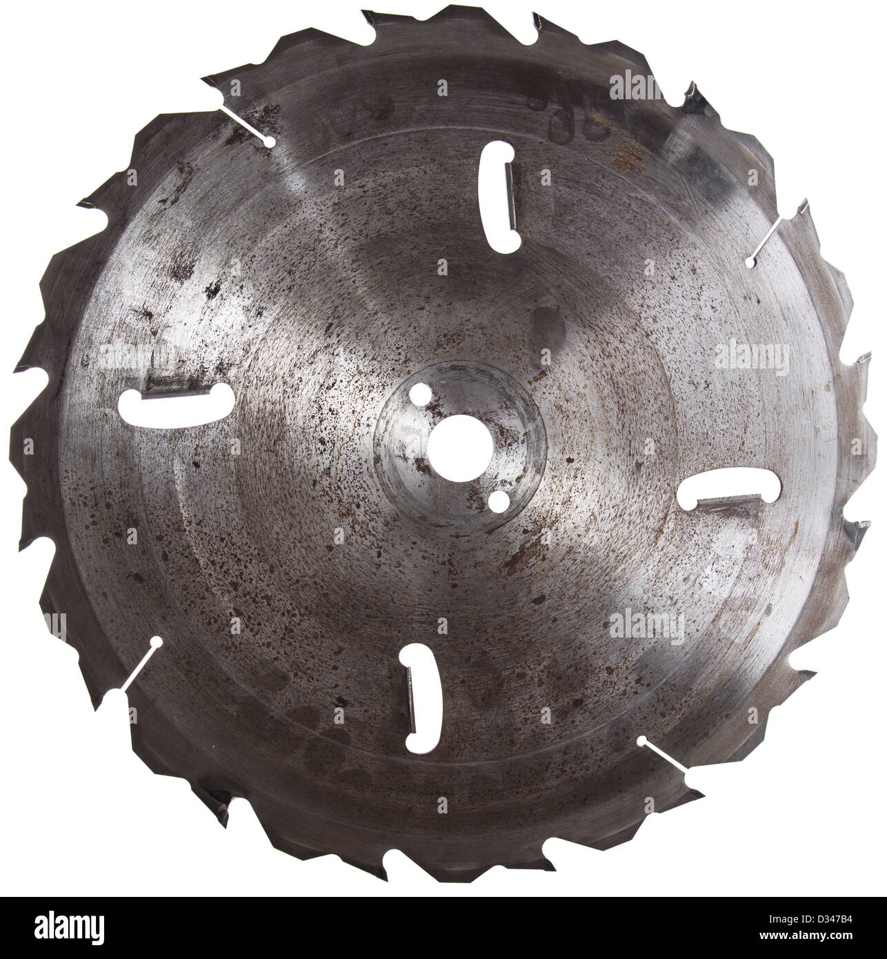 Circular Saw Blade isolated on white background Stock Photo - Alamy