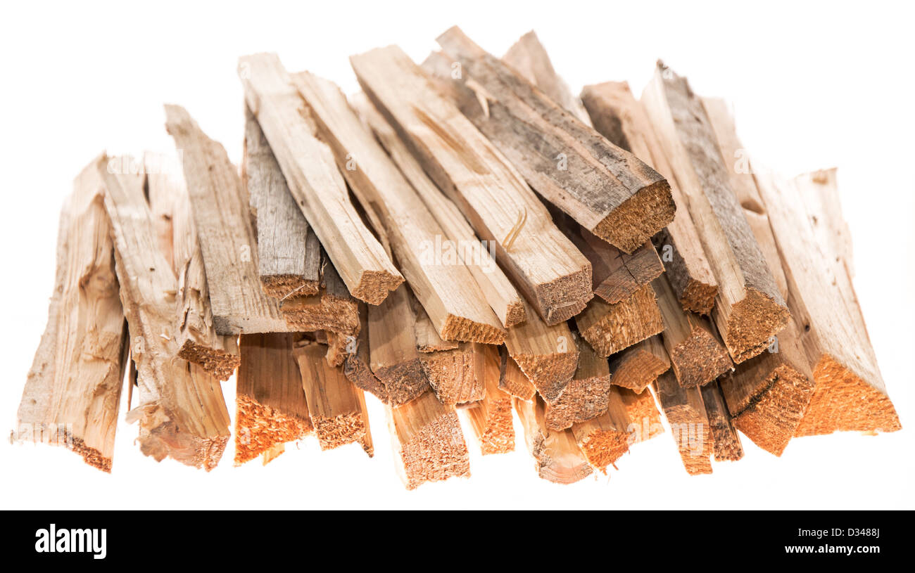 Firewood isolated on white background Stock Photo - Alamy