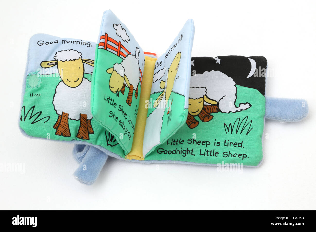 Baby's Fabric Story Book Stock Photo - Alamy