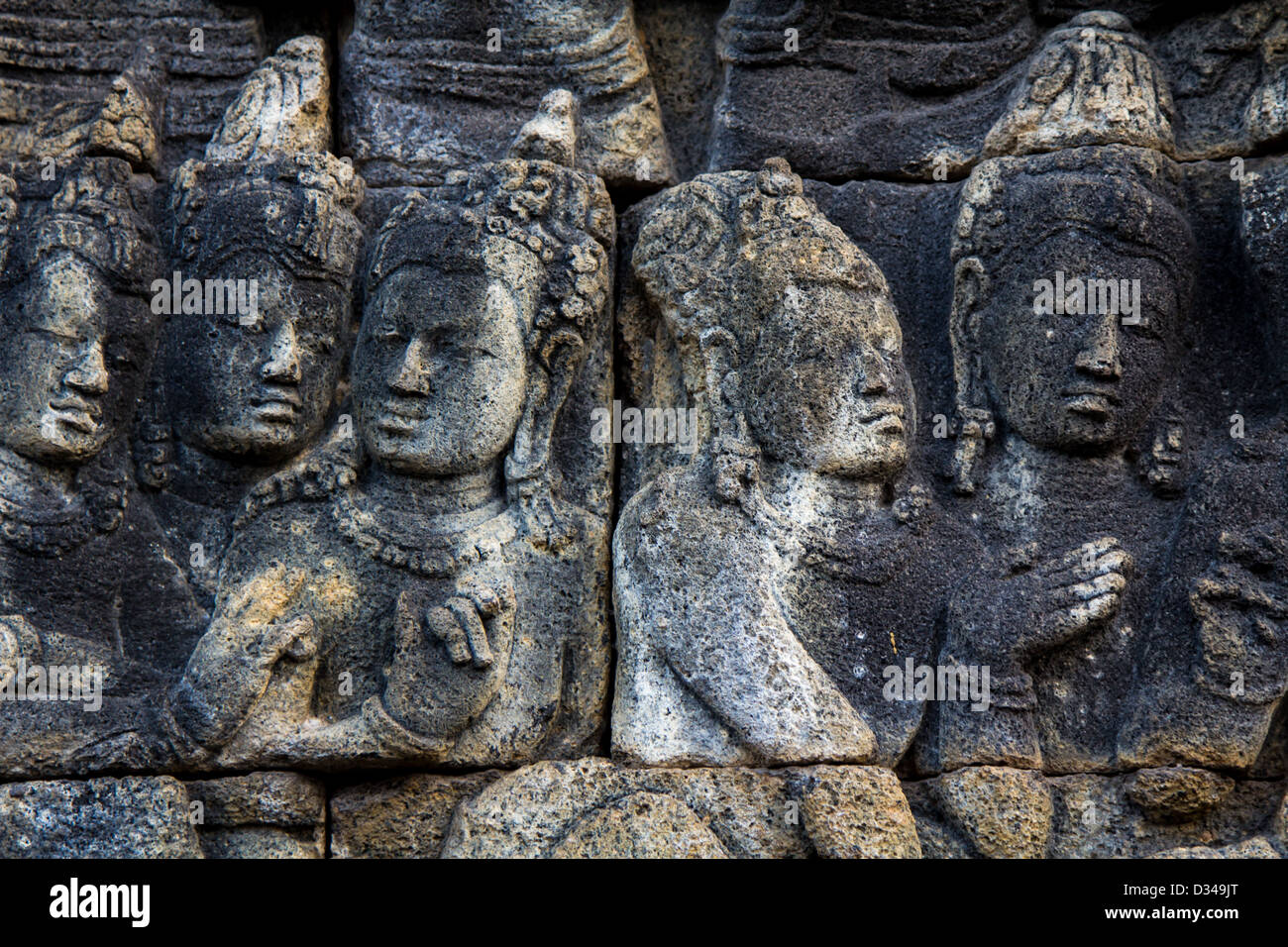 Borobudur Buddhist Temple, Java, Indonesia Stock Photo - Alamy