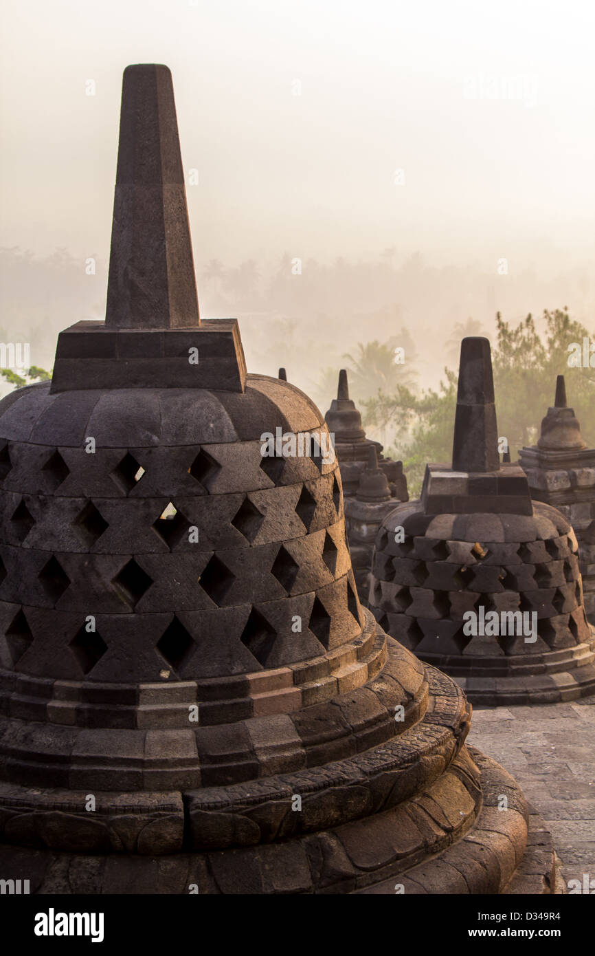Borobudur Buddhist Temple, Java, Indonesia Stock Photo - Alamy