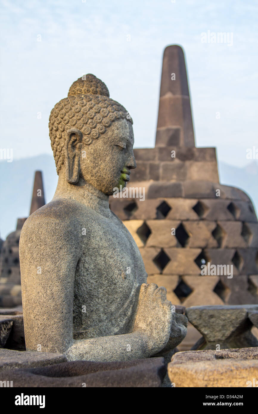 Borobudur Buddhist Temple, Java, Indonesia Stock Photo - Alamy