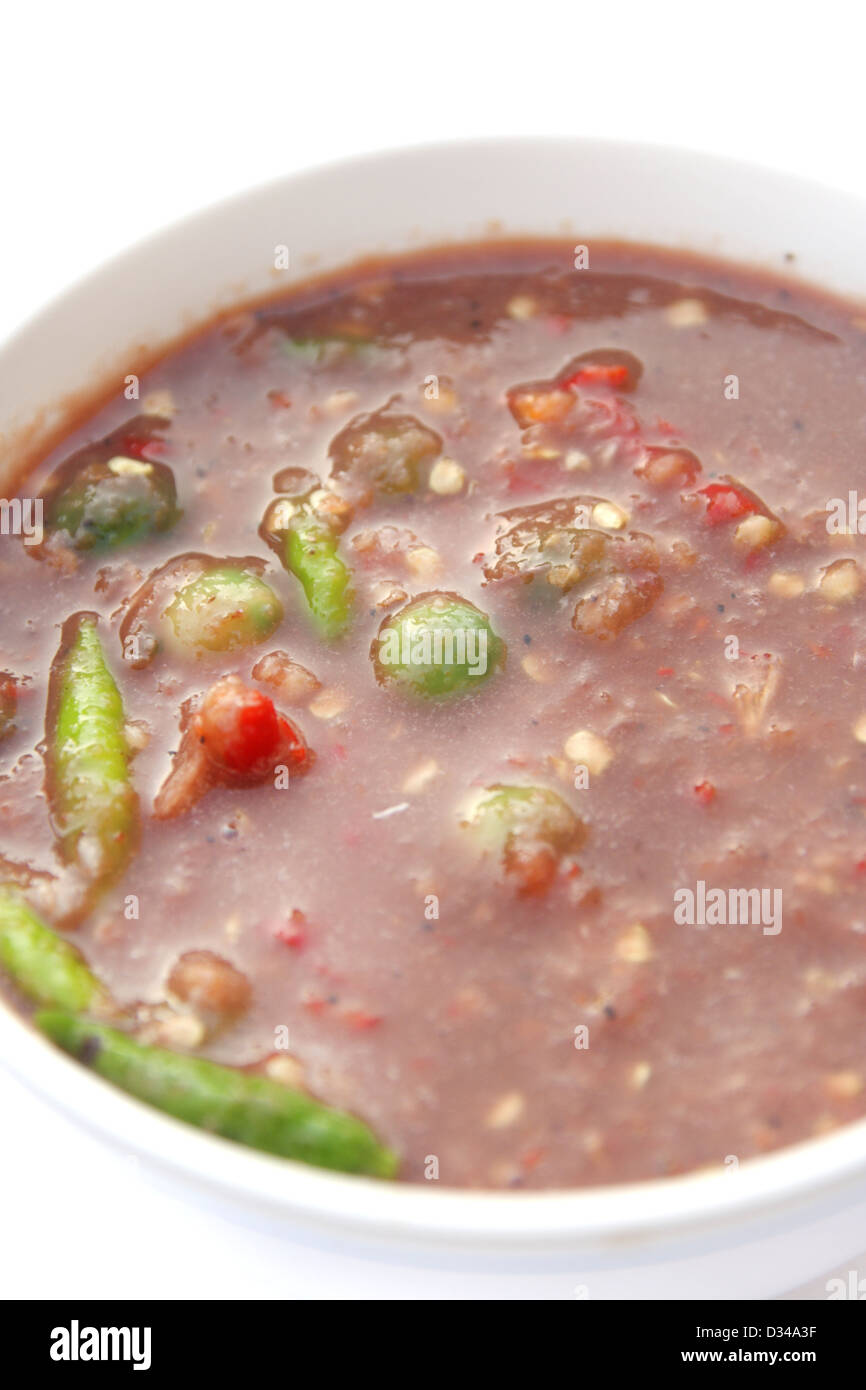 Nam Prik Kapi , Thai Shrimp Paste Chile Sauce Stock Photo - Alamy