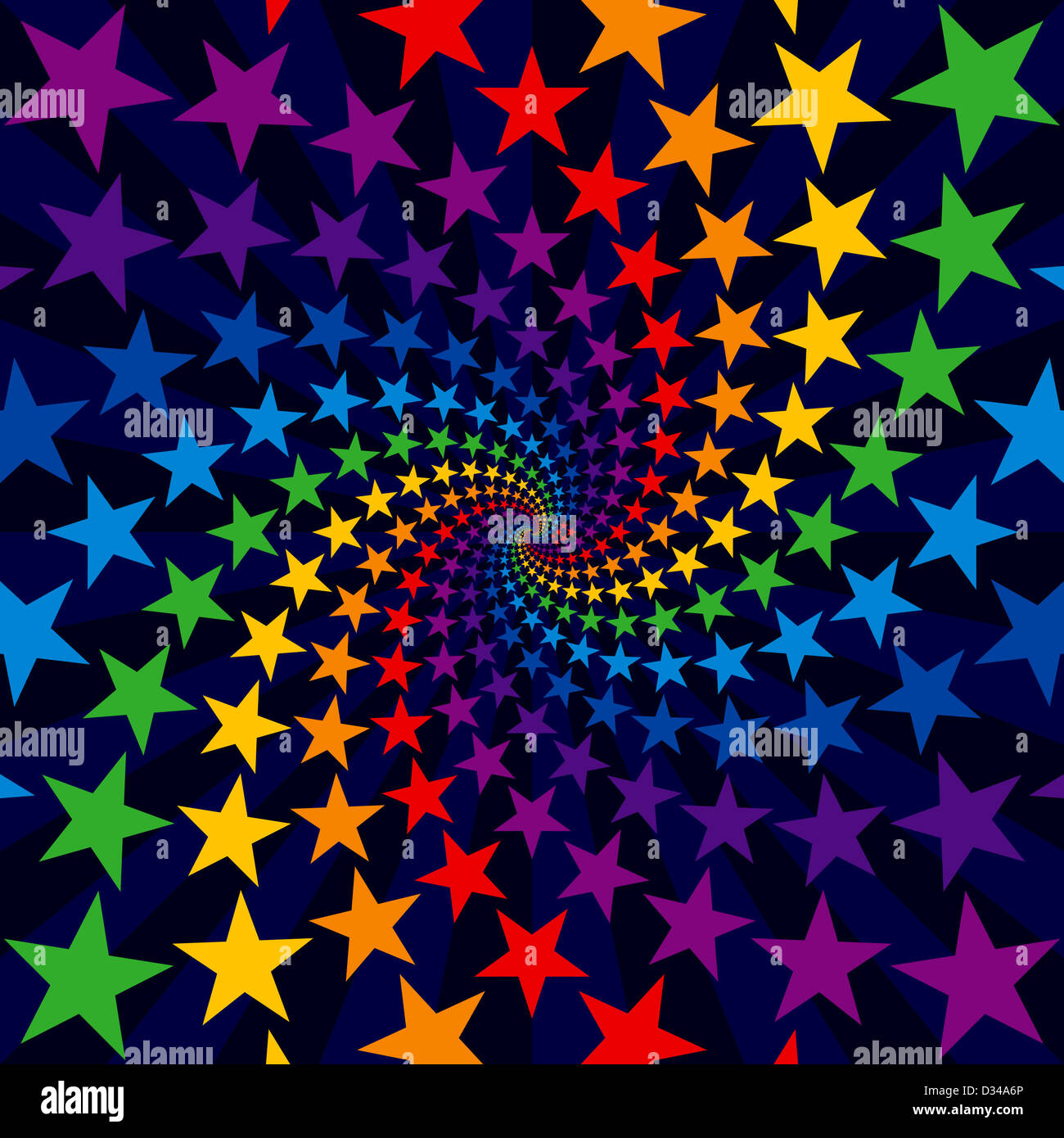 Star swirl burst Stock Photo - Alamy