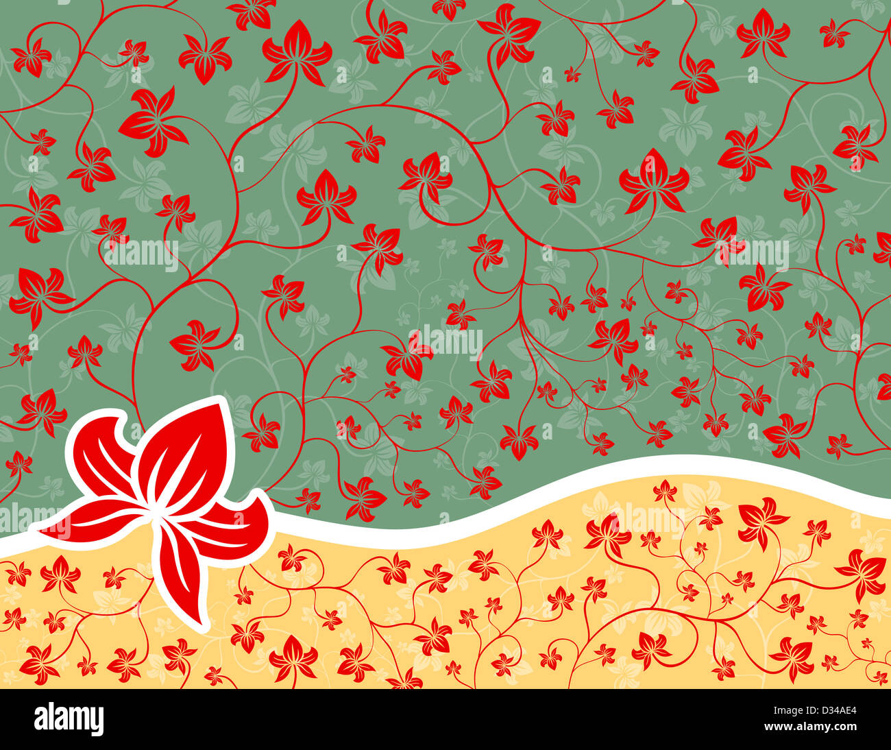 Floral vine design hi-res stock photography and images - Alamy