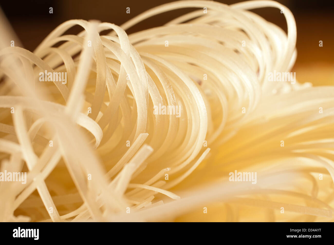 Thai rice noodles sometimes called rice sticks Stock Photo - Alamy
