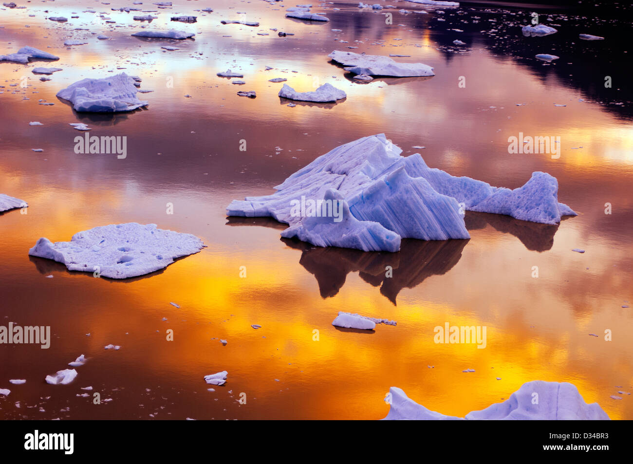 Aerial ice lake High Resolution Stock Photography and Images - Alamy