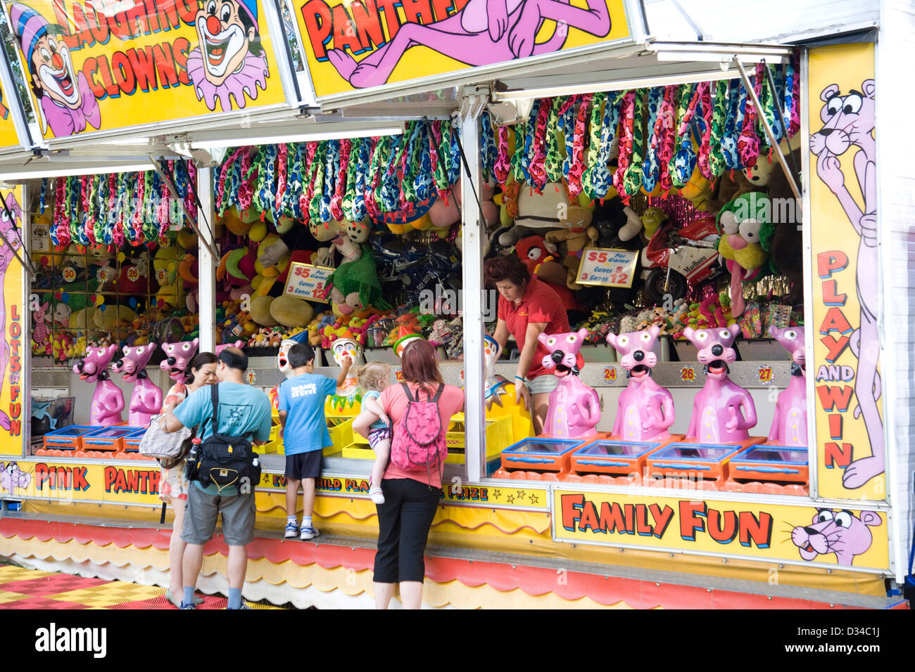 family fair in sydney Stock Photo - Alamy