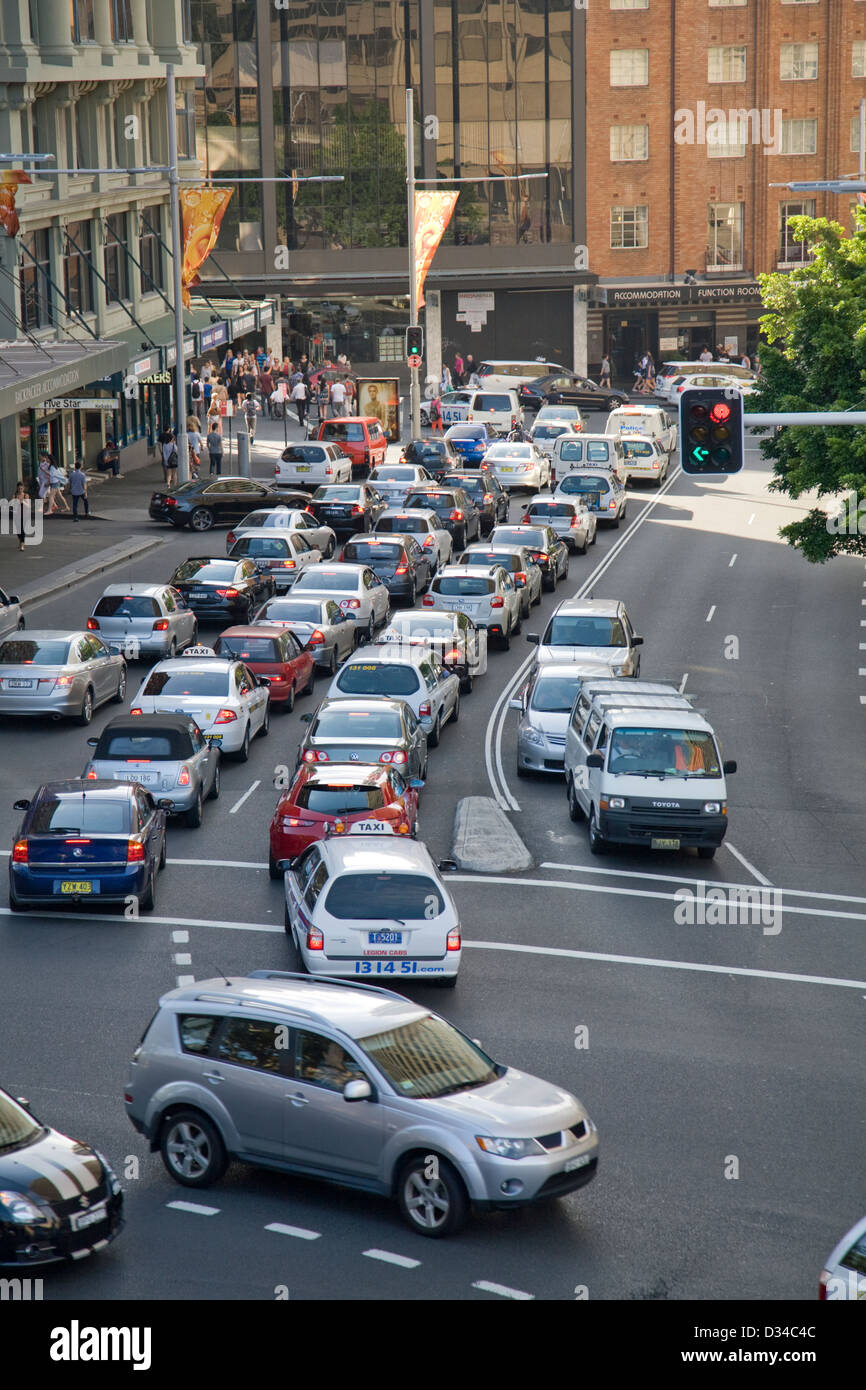 Traffic jam intersection hi-res stock photography and images - Alamy