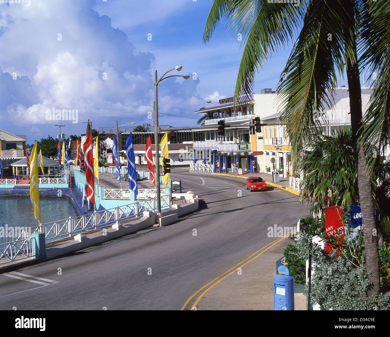 Seafront at George Town, Grand Cayman, Cayman Islands, Greater Antilles ...